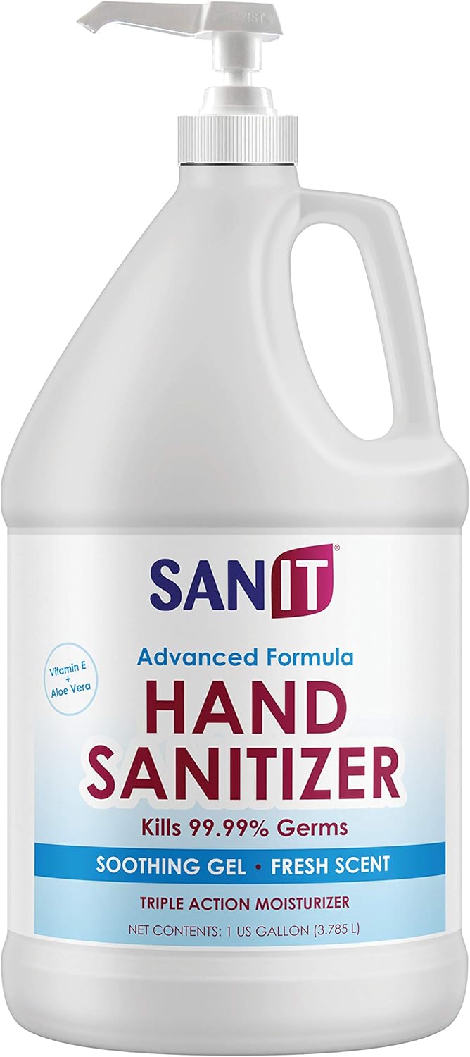 Amazon.com: Sanit Moisturizing Hand Sanitizer Gel 70% Ethyl Alcohol ...