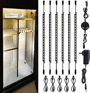 TORCHSTAR LED Safe Lighting Kit 5CCT, Dimmable (6) 12 Inch Linkable ...