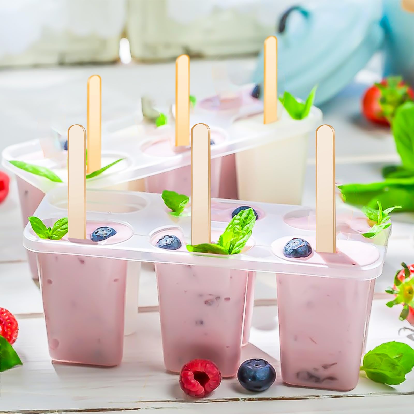 Snapklik.com : Reusable Acrylic Cakesicle Sticks, 30pcs Acrylic Sticks ...