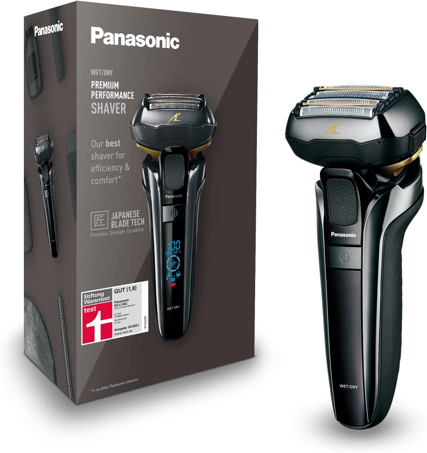 Amazon.com: Panasonic ES-LV67-A803 Wet and Dry Shaver, 5 Shaving Heads ...
