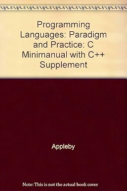 Amazon | Programming Languages: Paradigm and Practice: C Minimanual with C++ Supplement ...