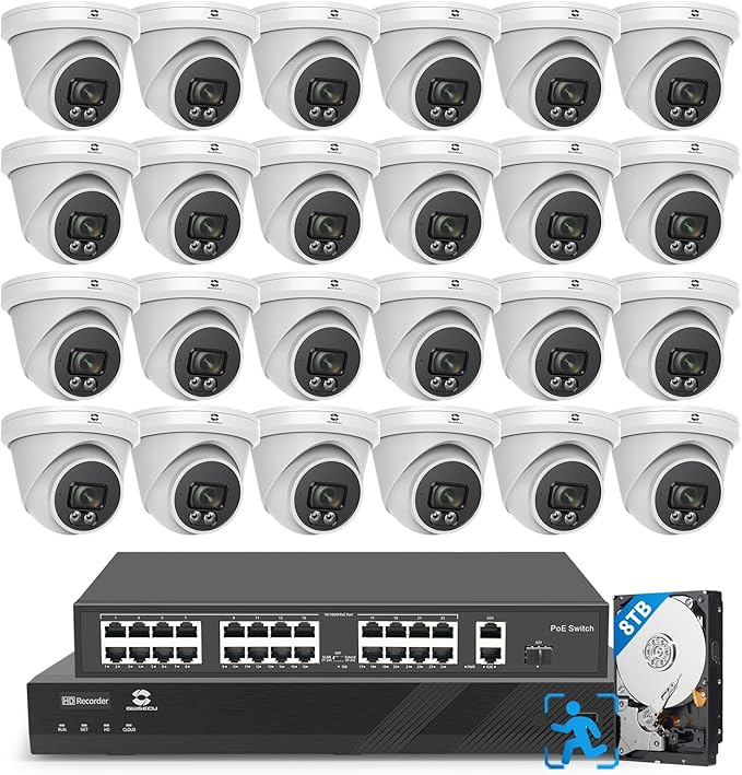 Amazon.com : GWSECU 32 Channel Security Camera System PoE, AI Human ...