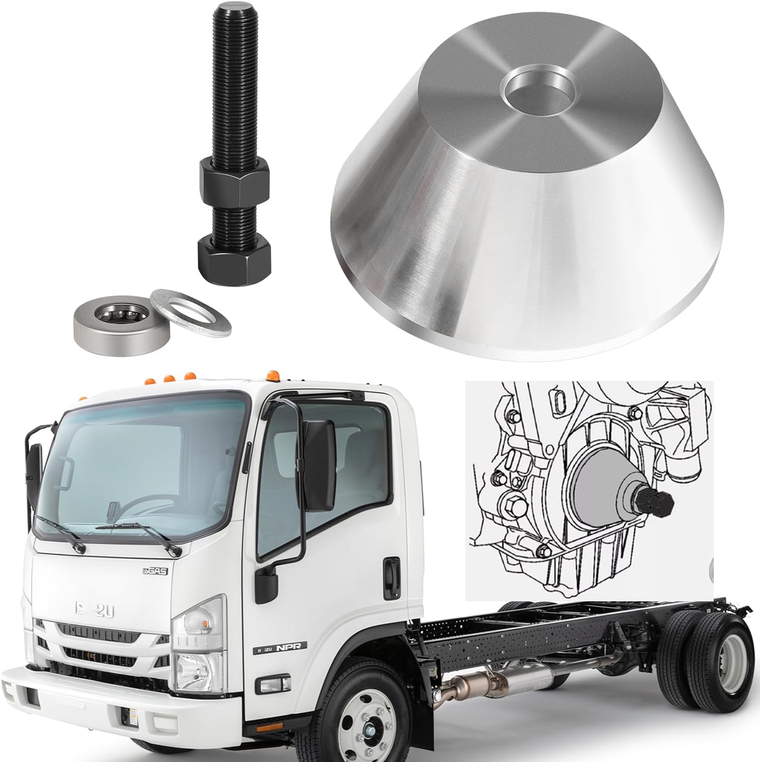 Amazon.com: Bonbo J-44645 Diesel Front Crankshaft Seal and Wear Sleeve ...