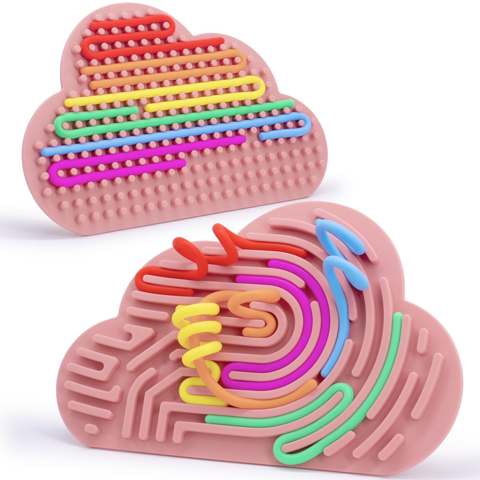 Amazon.com: Sensory Fidget Toys for Kids Adult: Rainbow Cloud Sensory ...
