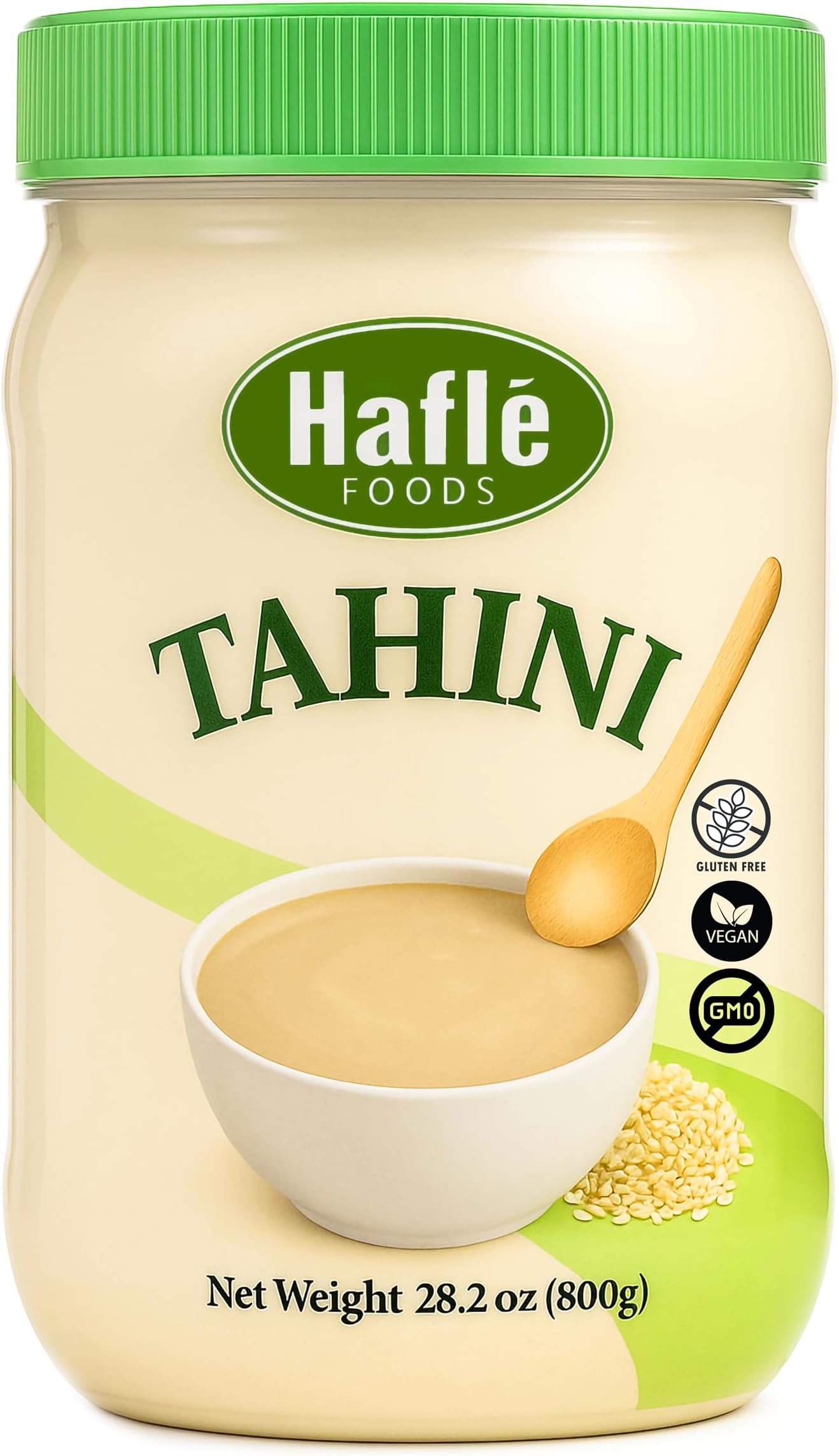 Amazon.com: Baron's Kosher 100% Pure Ground Sesame Tahini 16-ounce Jars ...