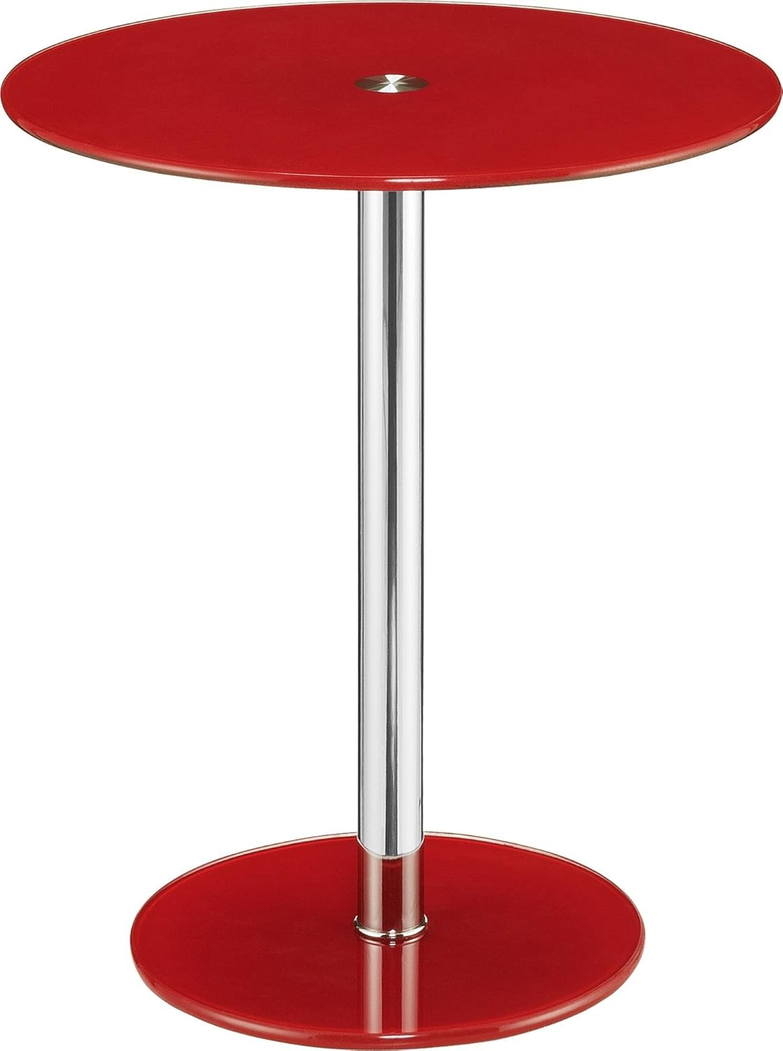 Amazon.com: Altra Chrome End Table, Red : Home & Kitchen