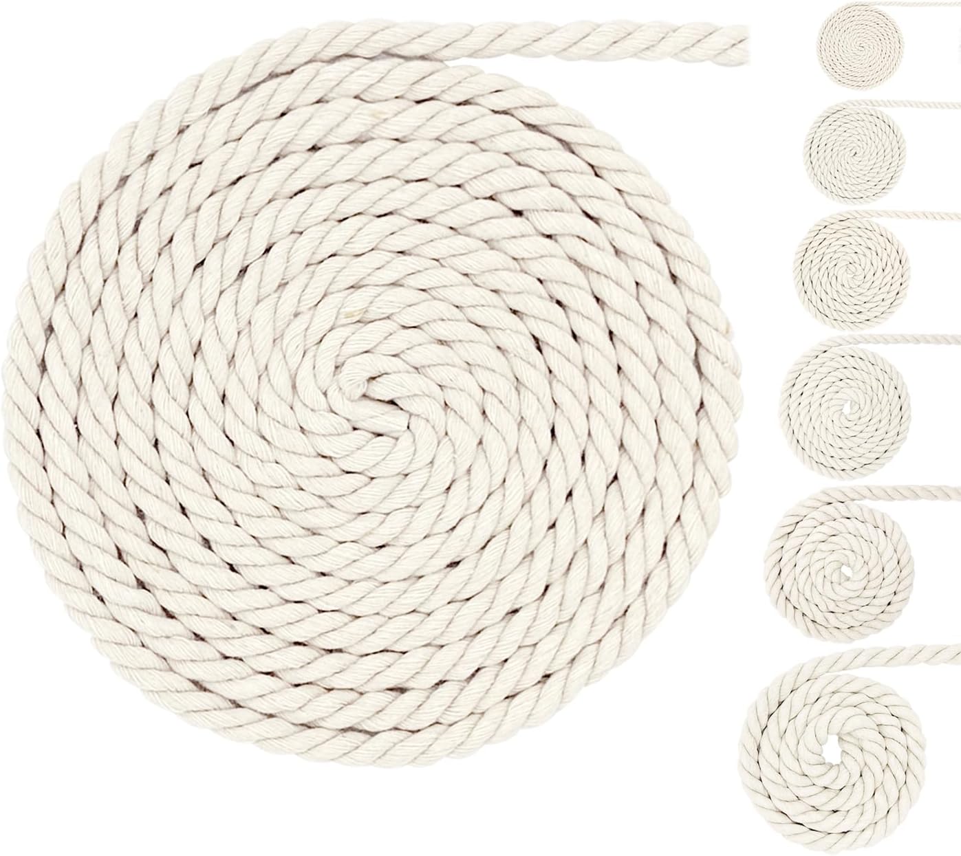 Cotton Rope Thick Rope White Rope Noose Soft Rope 12mm Decking Rope For ...