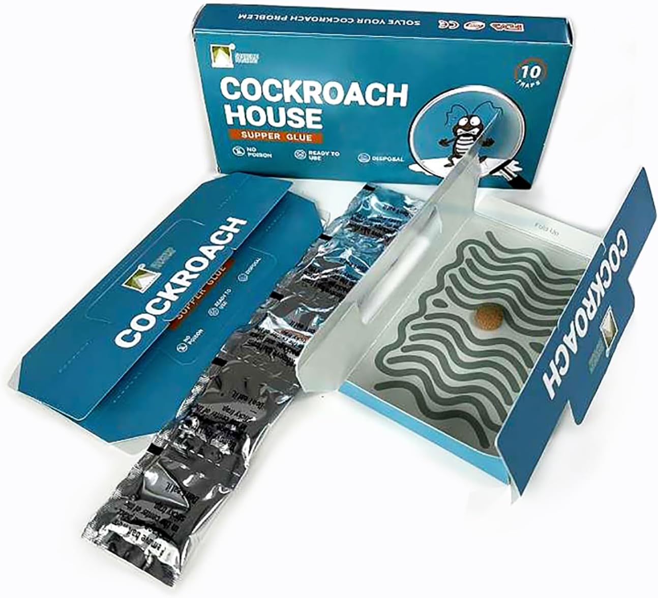 Amazon.com : Generic Ultimate Roach Killer Glue Traps - Effective ...