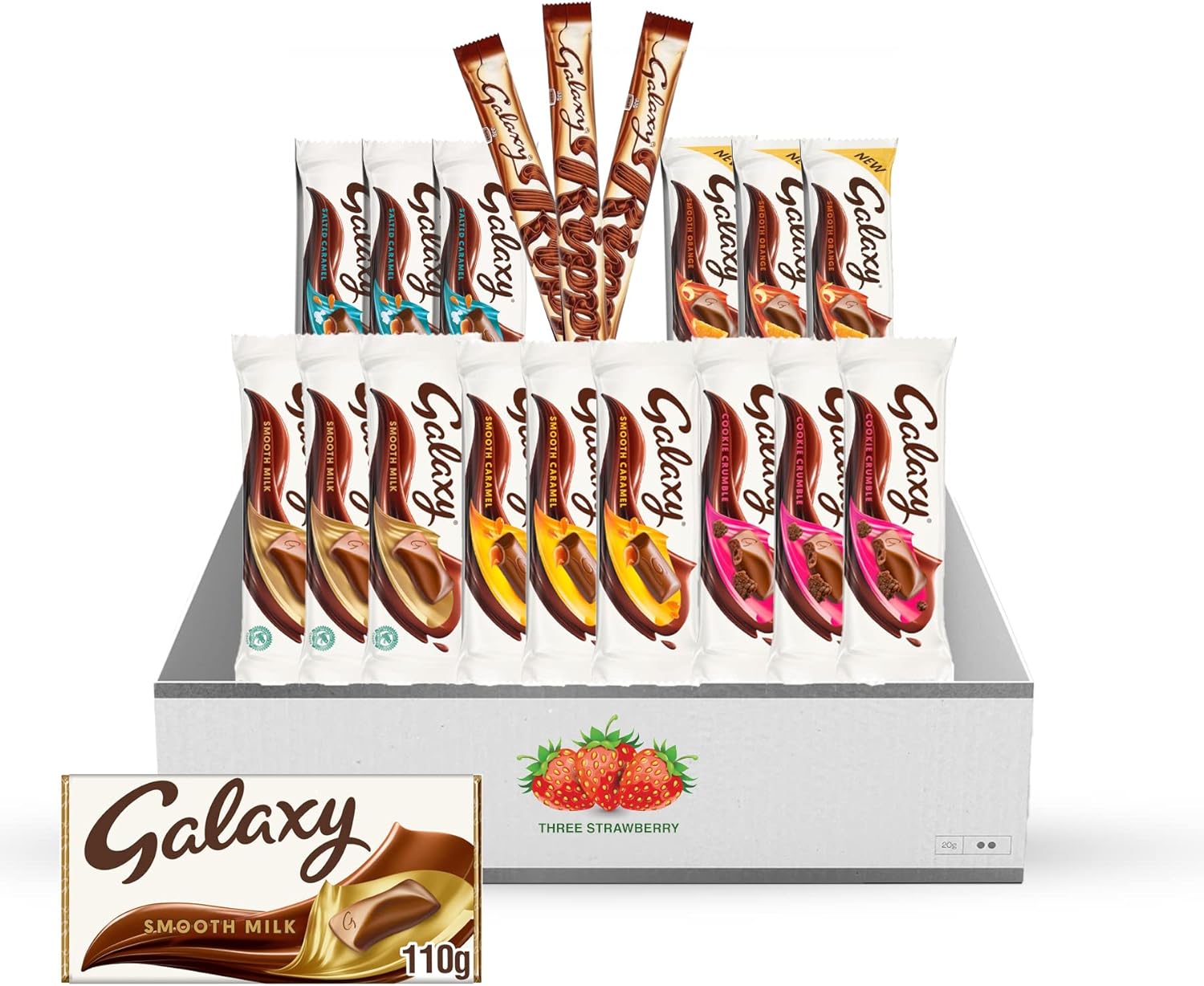 Galaxy Chocolates Selection Box Includes Galaxy Smooth Milk, Caramel ...