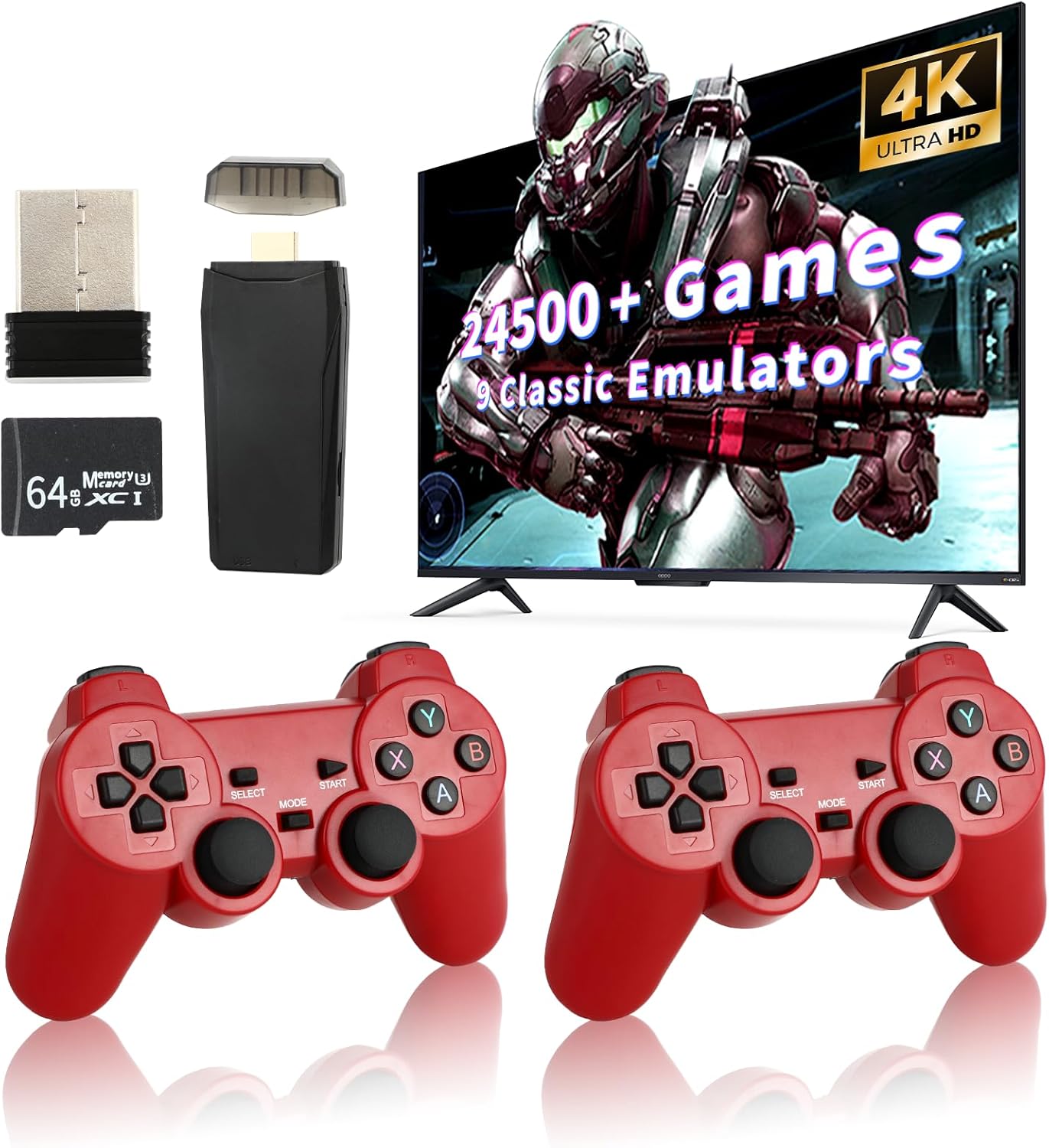 Amazon.com: Retro Game Console, Wireless Retro Game Console, 24500 ...