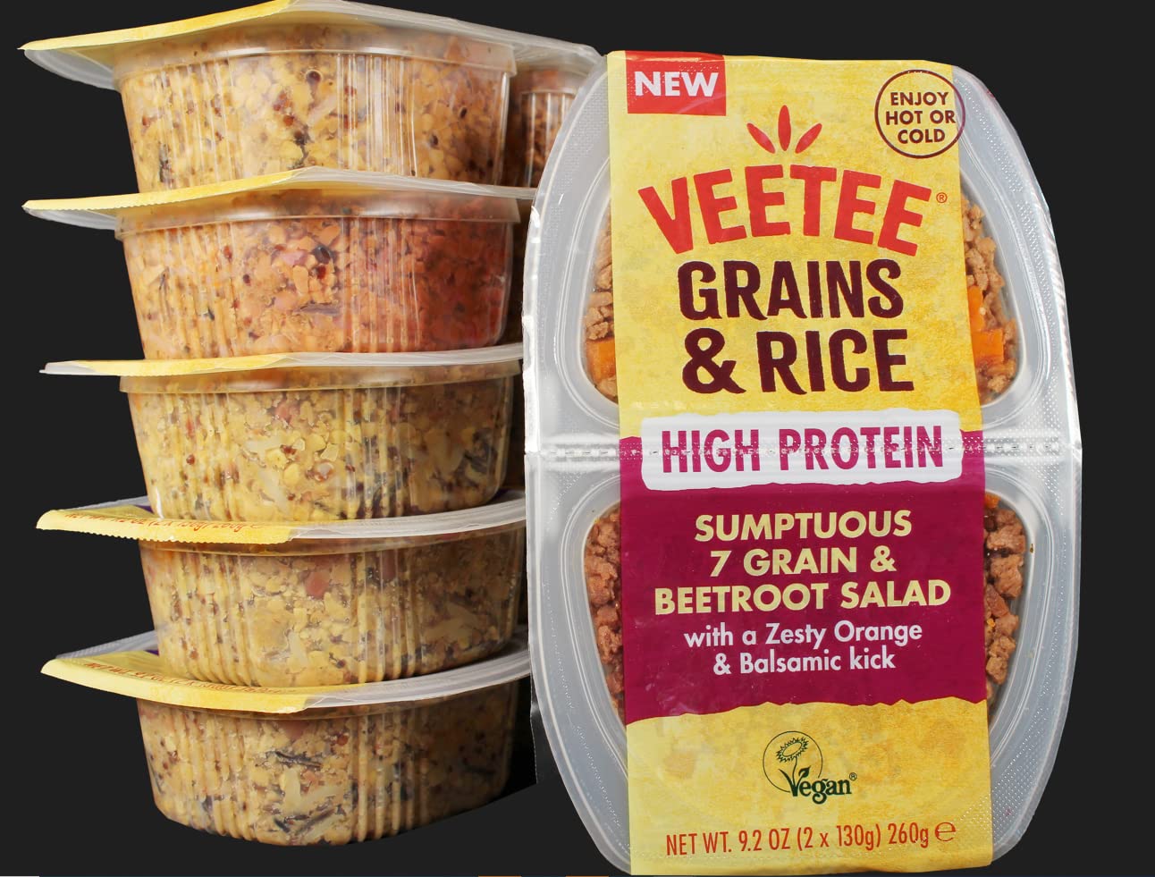 Amazon.com : Veetee Grains and Rice - High Protein - 7 Grain & Beetroot ...