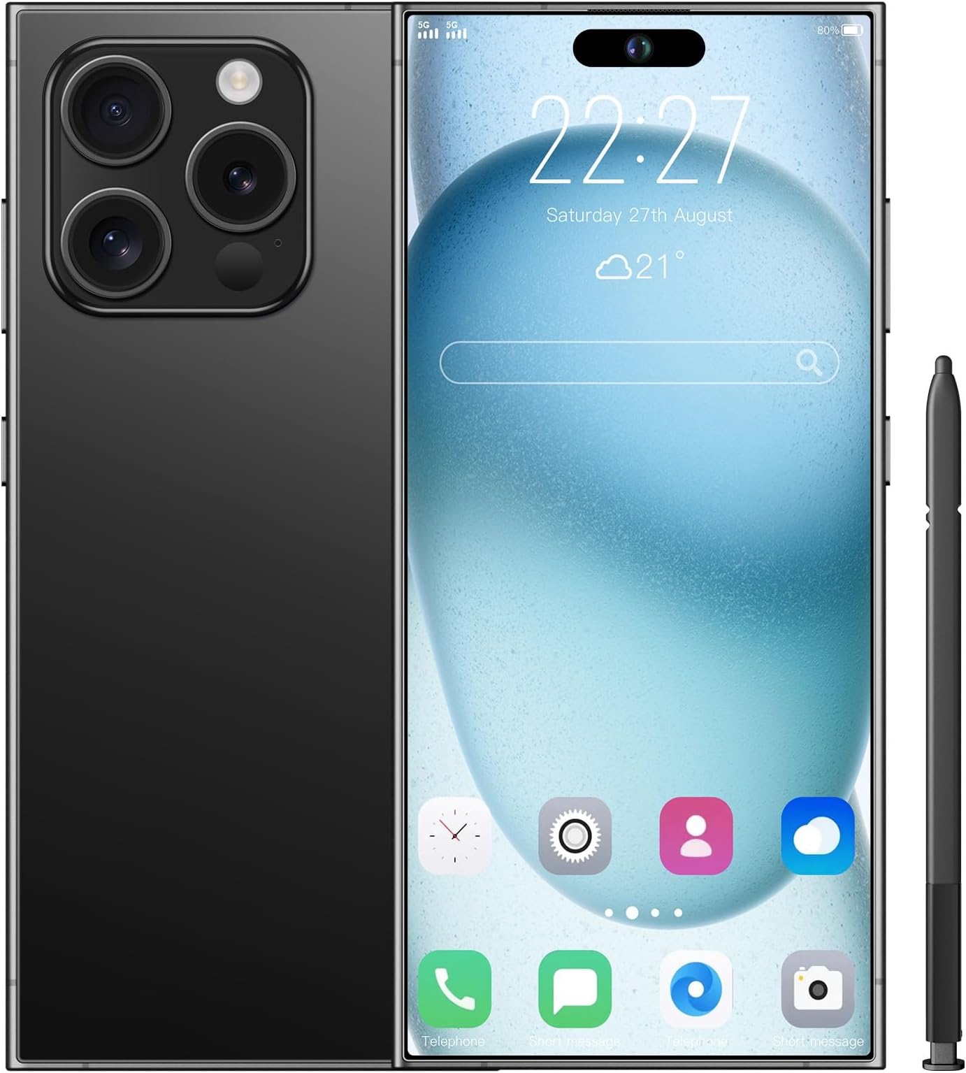 Amazon.com: Yemjaw C24 Ultra 5G Smartphone,6+256GB Unlocked Phone ...