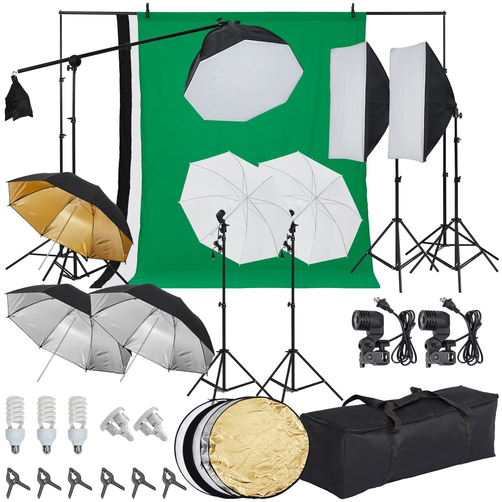 Amazon.com : Photography Lighting kit with Backdrops, 8.5ftx10ft ...