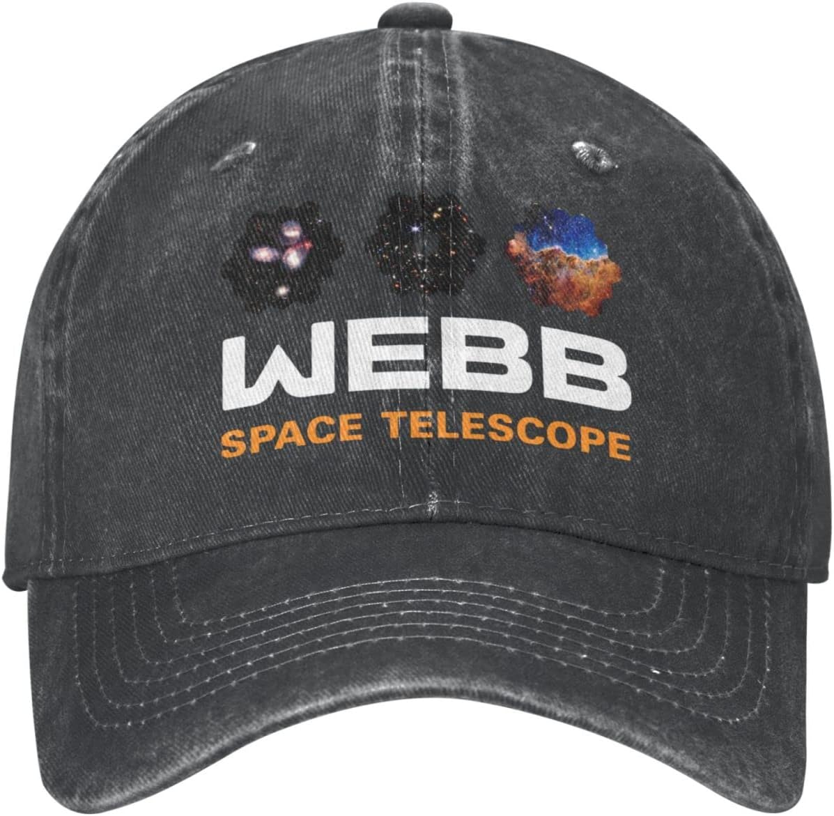 Sefgaen Cap James Webb Space Telescopes Cap Women Baseball Cap Graphic Hats Black at Amazon Men ...
