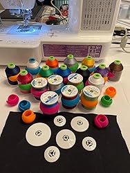 Amazon.com: Lot of 48 Embroidery/Sewing Machine Thread Spools Savers ...