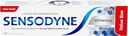 Sensodyne Whitening & Tartar toothpaste, Strengthens Protects and ...