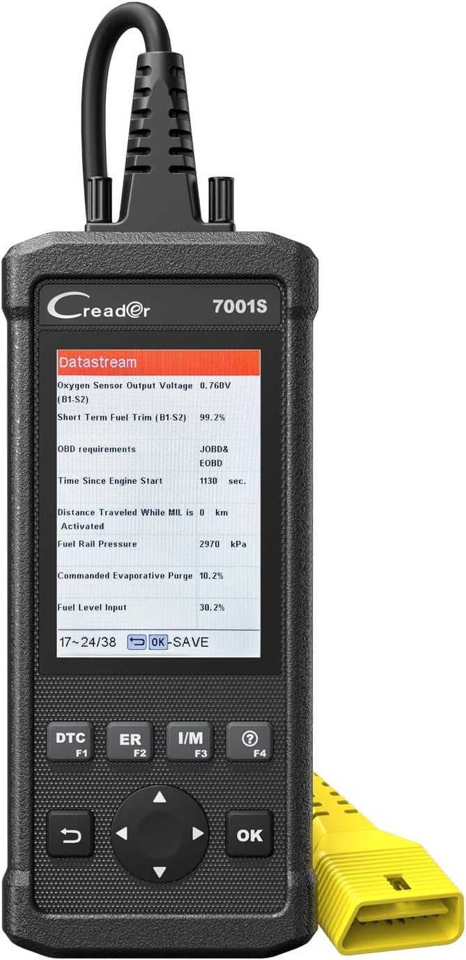 LAUNCH CR7001S OBD2 Scanner Automotive Code Reader ABS SRS Diagnostic ...