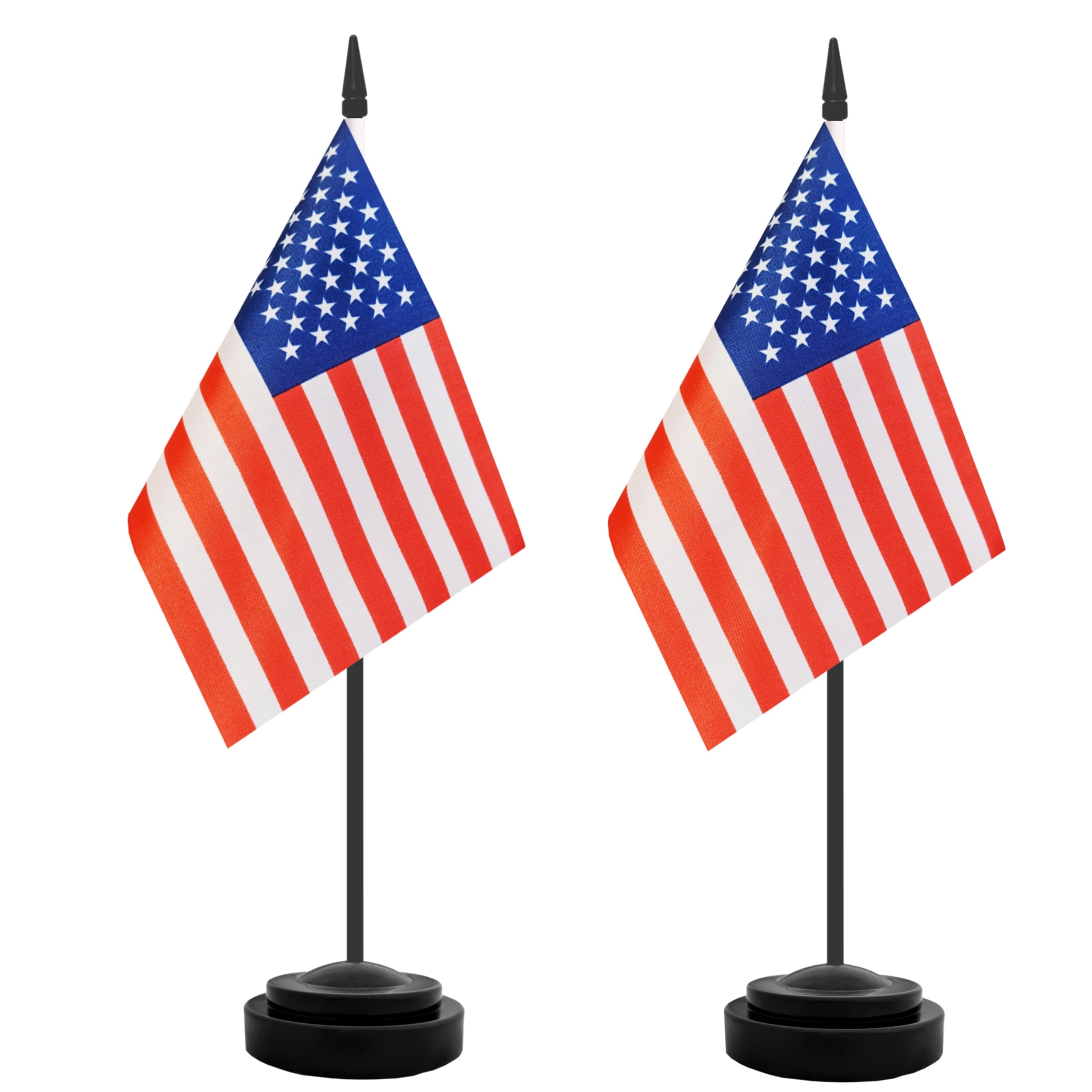 Amazon.com: TrendPow 2 Pack USA Desk Flag, American Table Office Flags ...