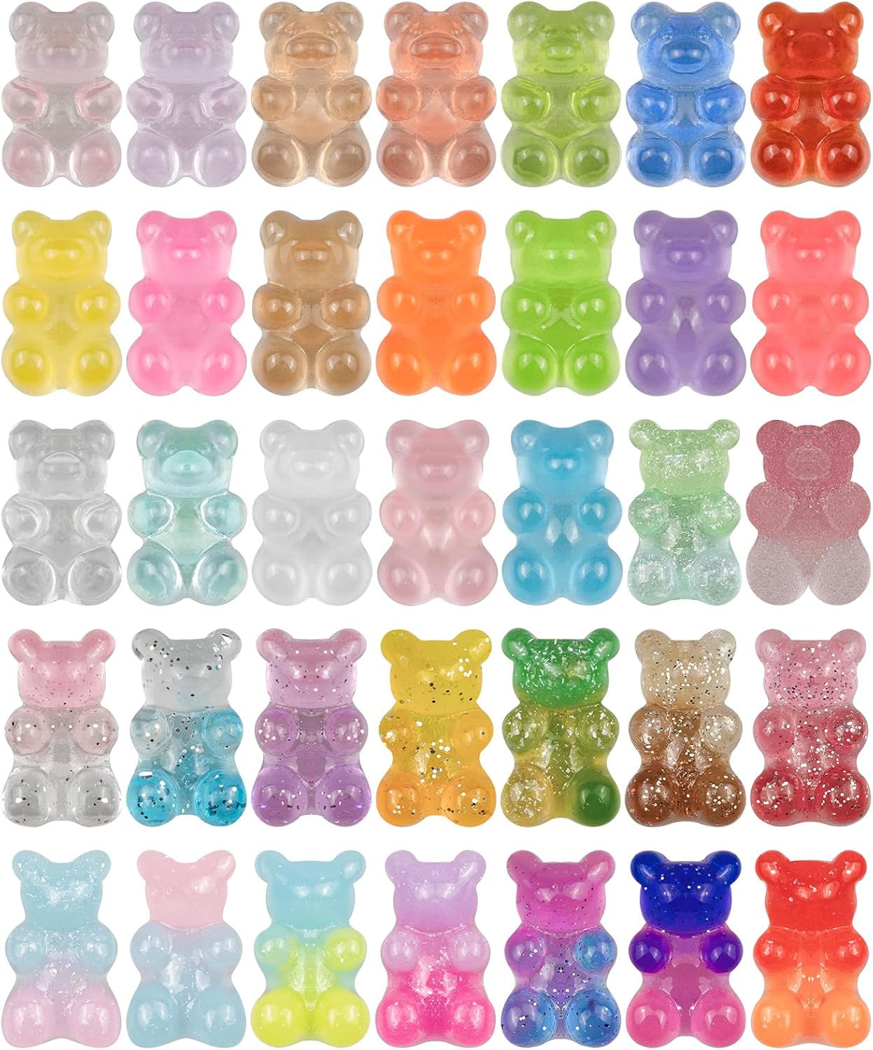Amazon.com: 35Pcs Gummy Bear Decoration Charms Gift for Boys Girls Kids ...