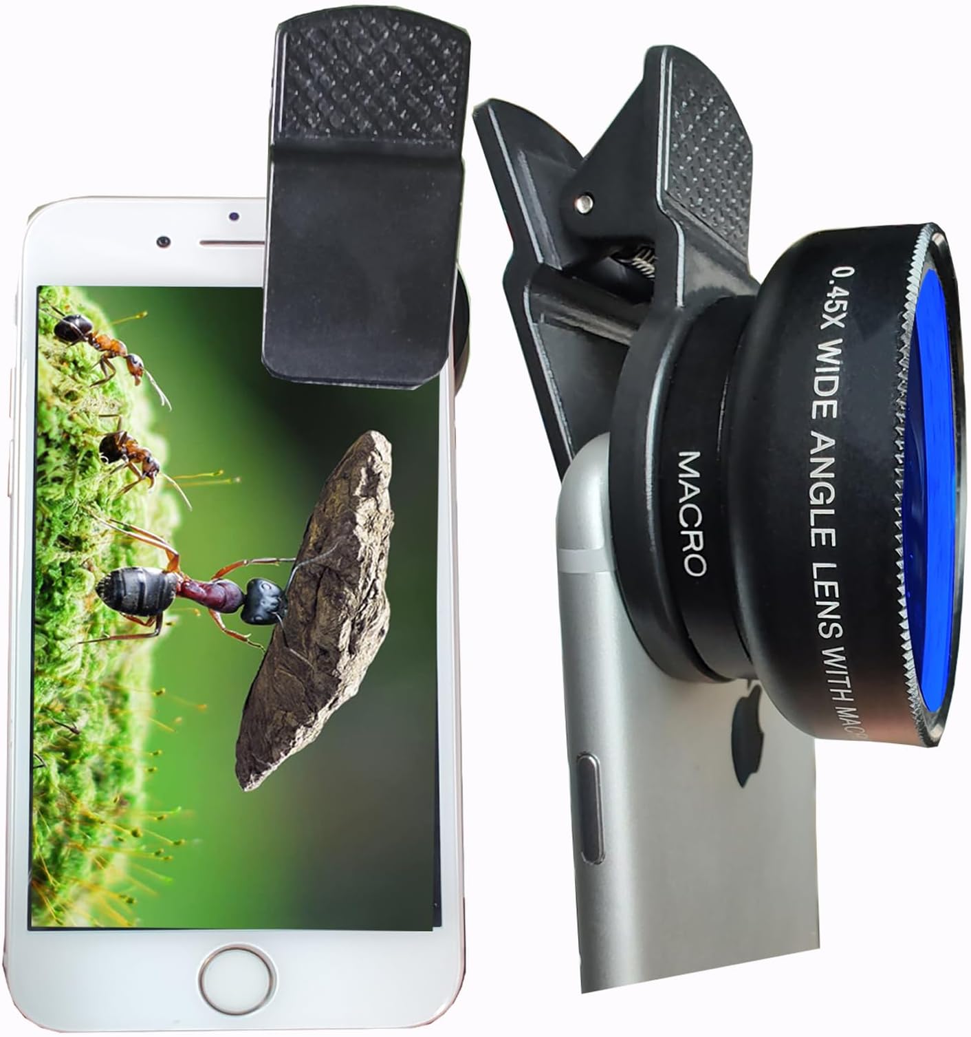 Amazon.com: Peanutech Fisheye Lens iPhone Phone Camera Lens Kit Wide ...
