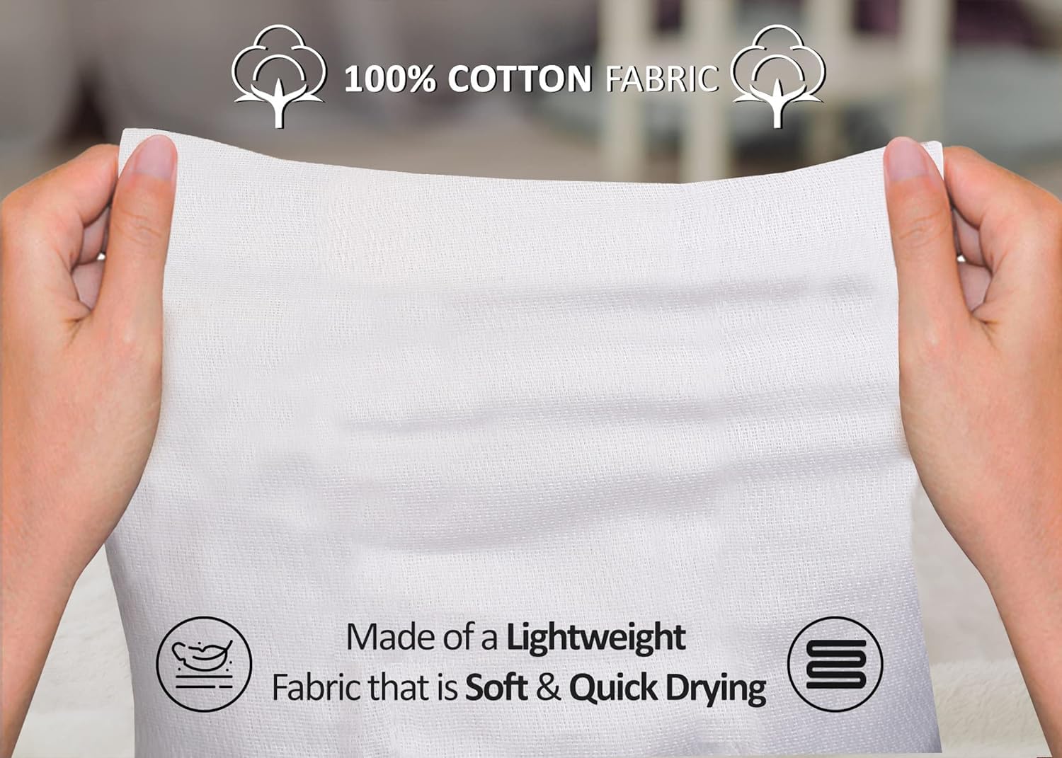 Snapklik.com : RUVANTI 3 Pack Birdseye Flat-Fold Cloth Diapers For Babies