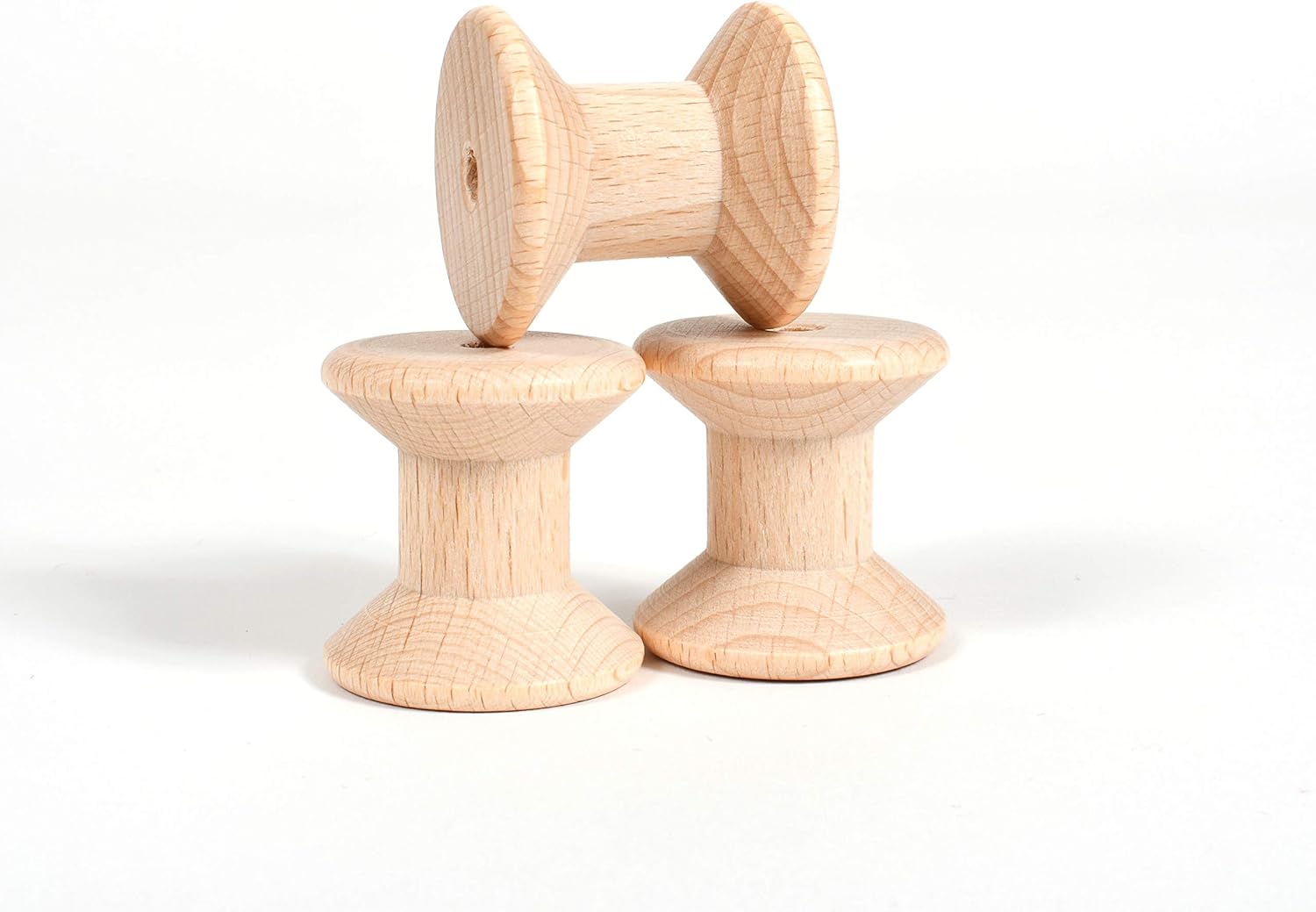 TickiT 73907 Wooden Spools – Pack of 10 – TopToy