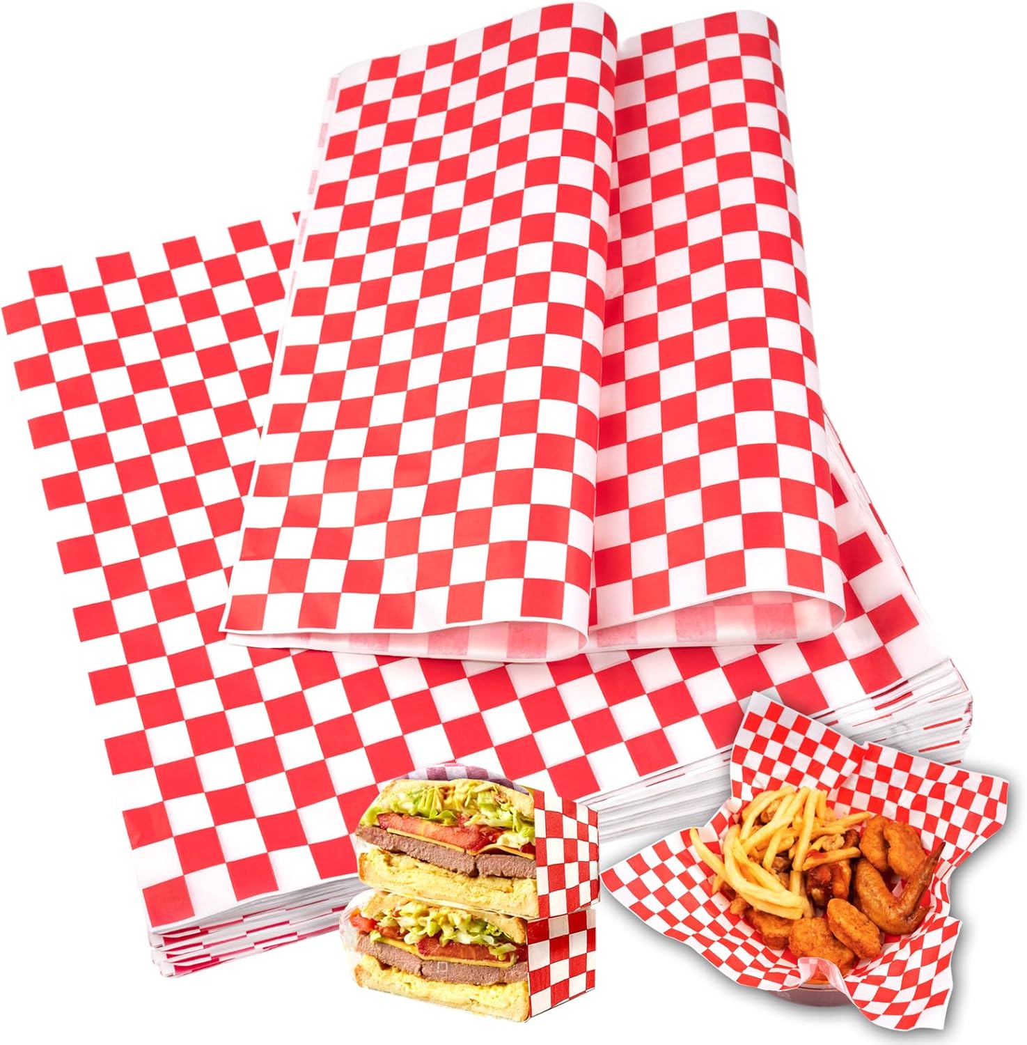 Amazon.com: 115pcs Deli Paper Sheets - 12x12" Sandwich Wrapping Paper ...