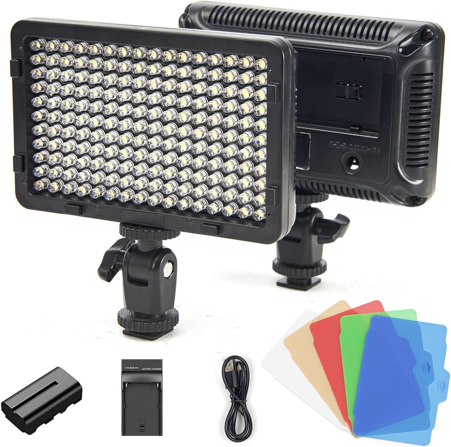 Amazon.com : NEEWER Dimmable 176 LED Video Light Lighting Kit: 176 LED ...