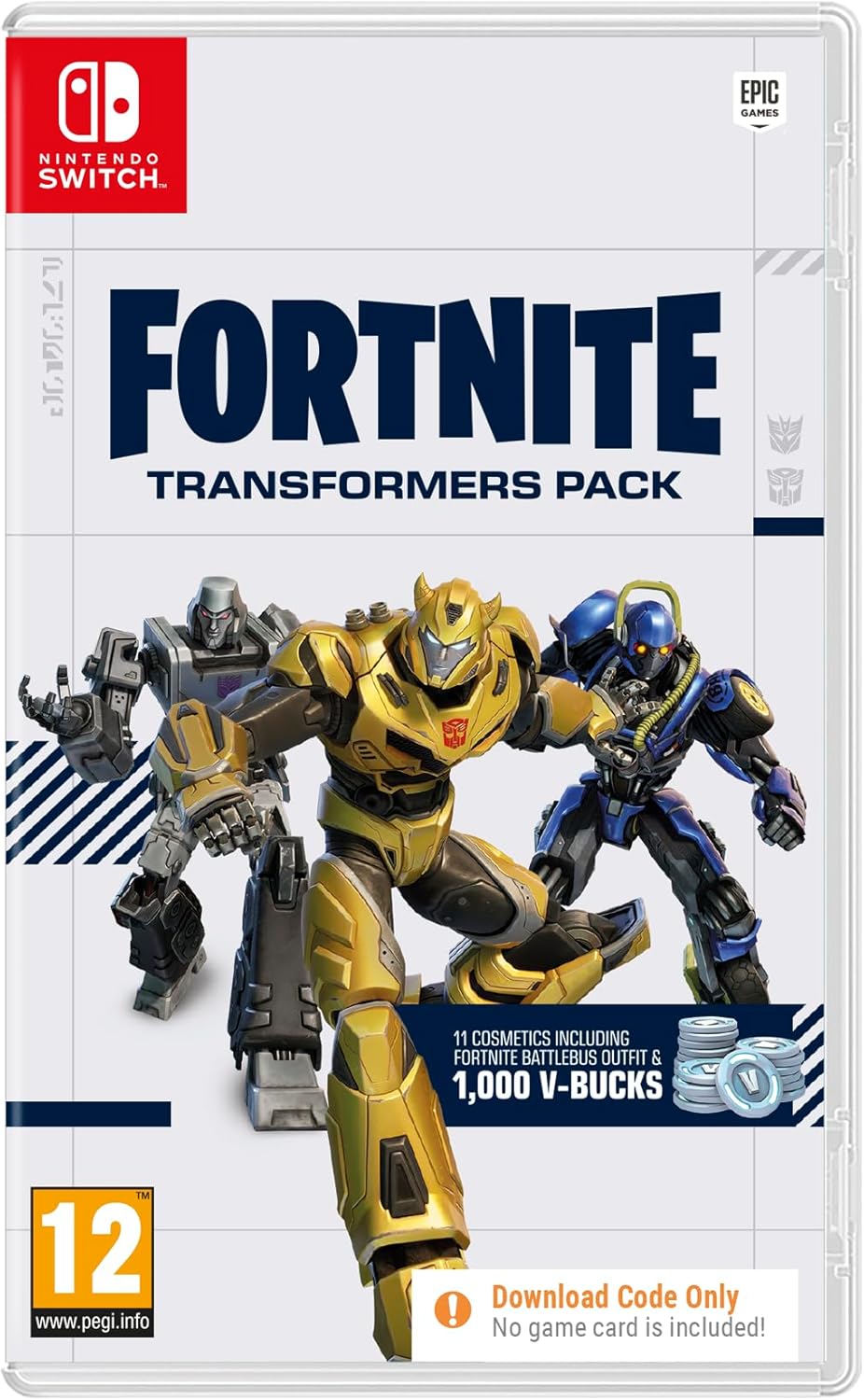 Fortnite Transformers Pack (Game Download Code in Box) - Switch ...