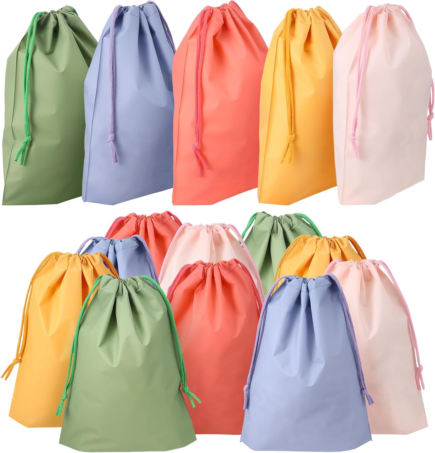 Amazon.com: Locmeo 50 Pcs Pastel Drawstring Gift Bag for Kids Reusable ...