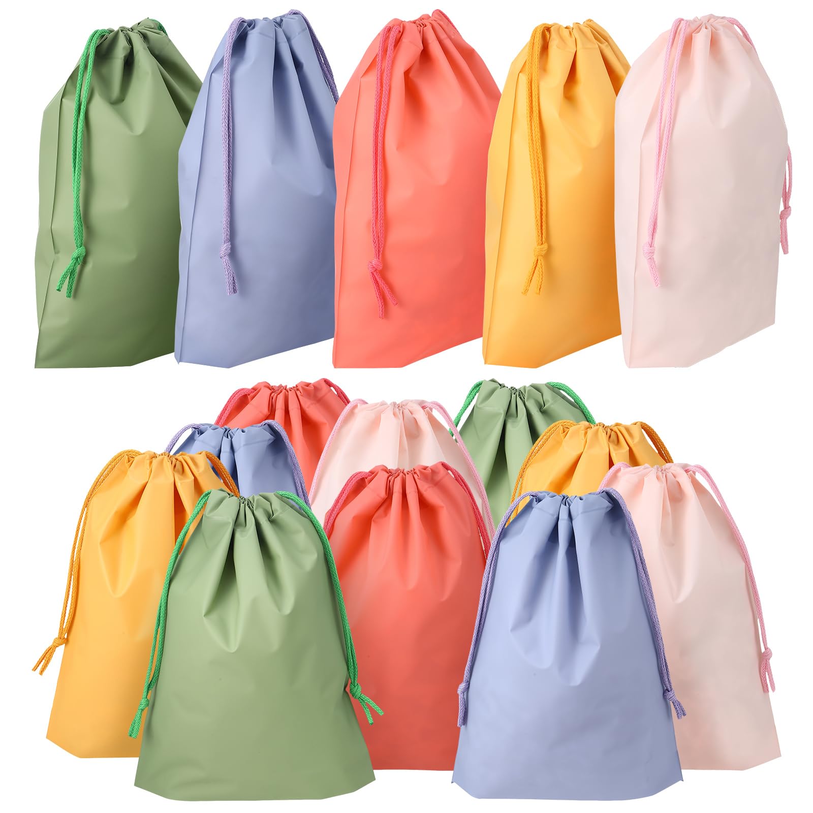 Amazon.com: Locmeo 50 Pcs Pastel Drawstring Gift Bag for Kids Reusable ...