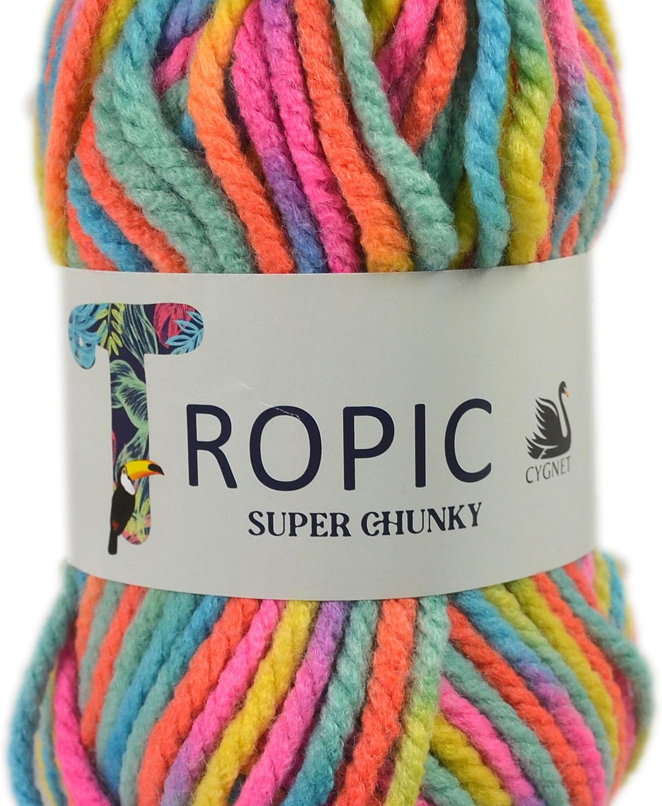 Cygnet Tropic Super Chunky Acrylic Knitting Yarn (Flamingo 304 ...