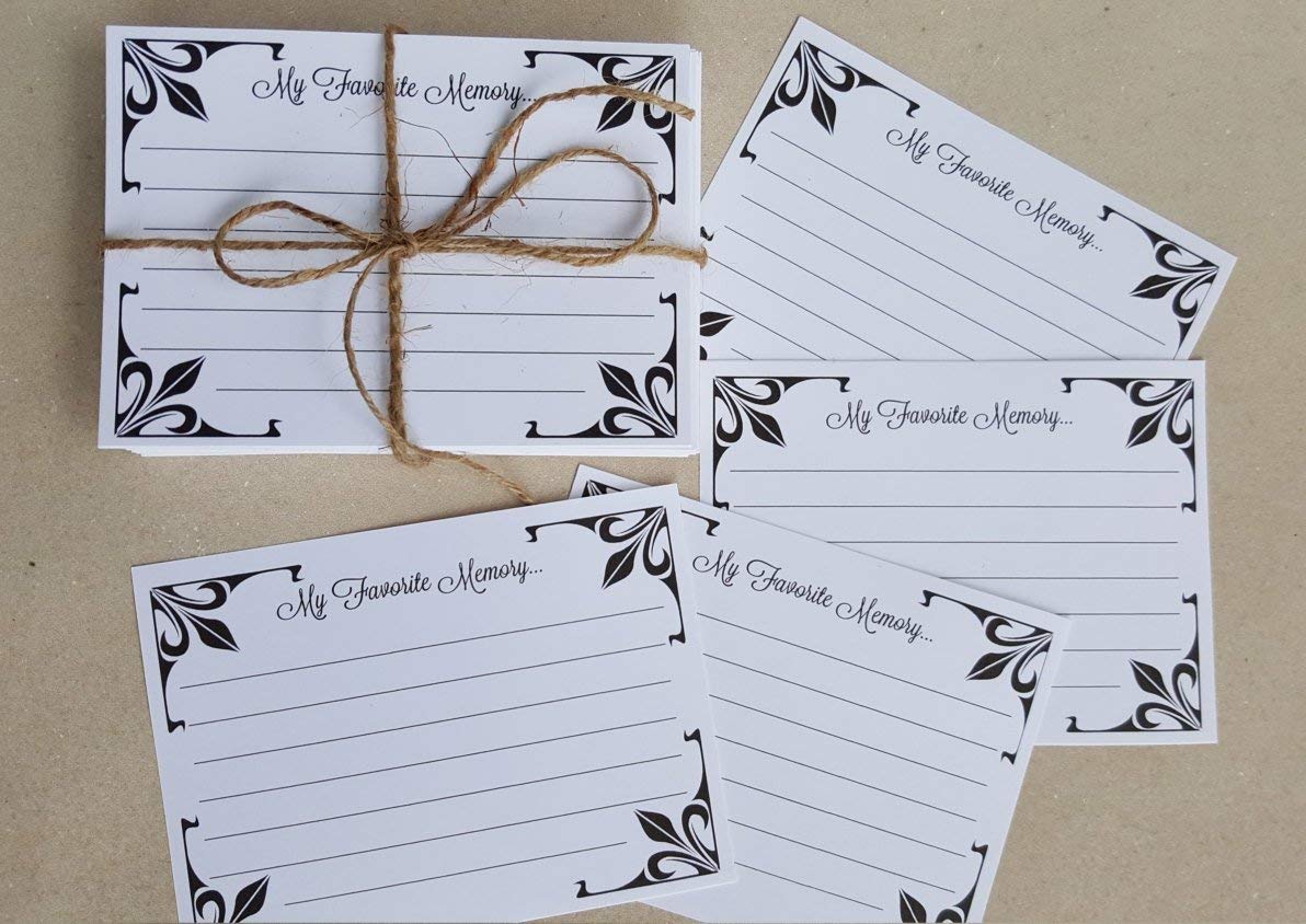 Amazon.com: My Favorite Memory cards - 4x5" - Choice of colors : Home ...