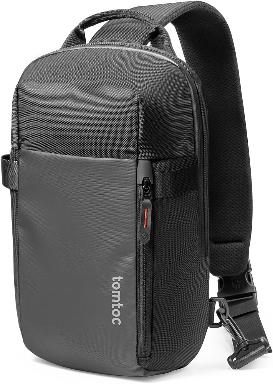 tomtoc Compact EDC Sling Bag, Minimalist Chest Shoulder Crossbody Sling ...