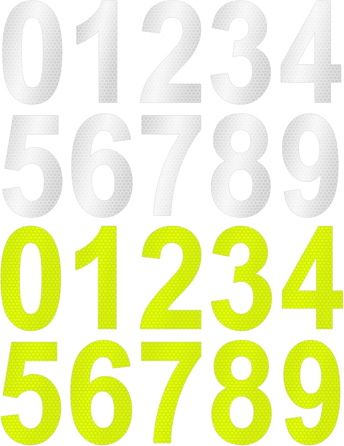 Amazon.com: Reflective Mailbox Numbers Sticker Decal Number Stickers ...