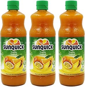 Sunquick Gold Tropical Cordial 700 ml Pack of 3 : Amazon.co.uk: Grocery