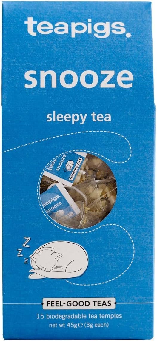 teapigs Snooze Sleepy Tea Bags - Relaxing Chamomile & Lavender Blend ...