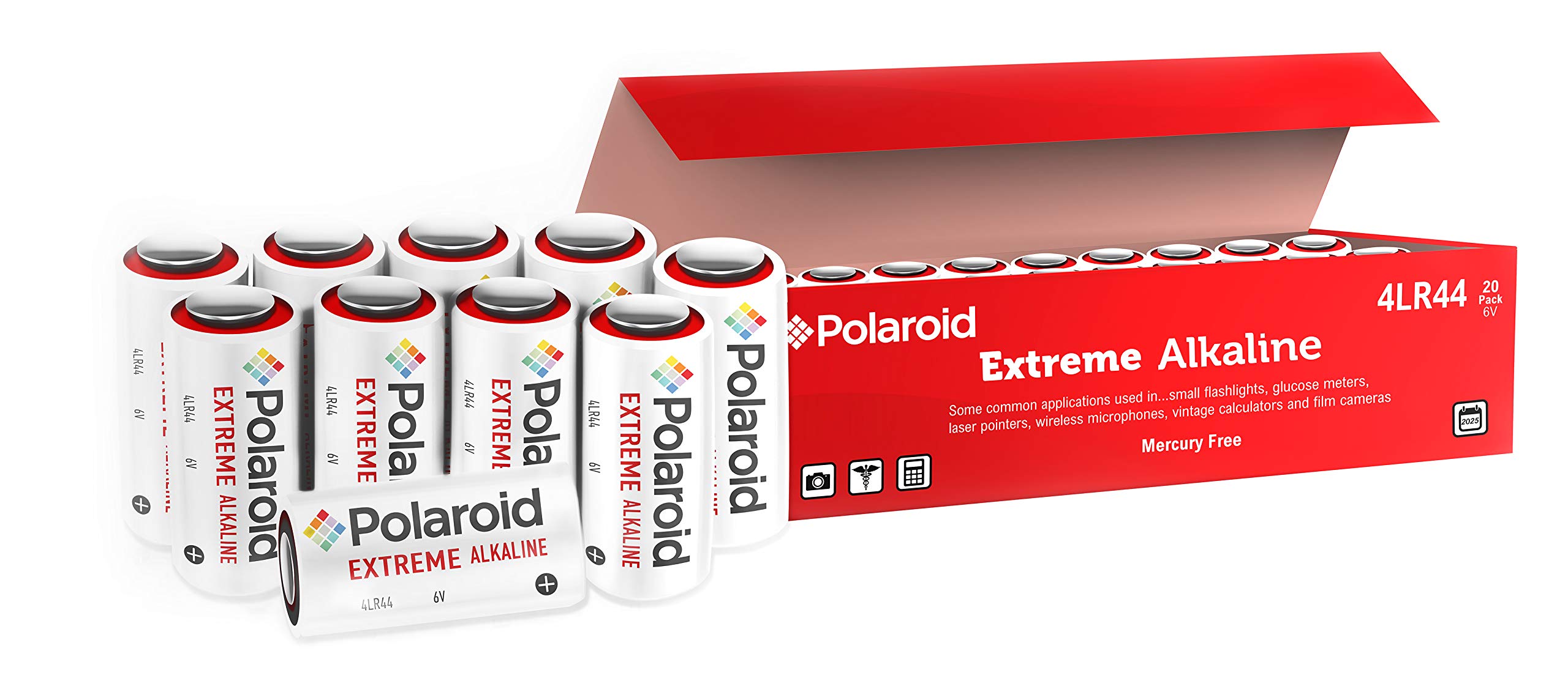 Polaroid Extreme 4lr44 6v Battery 476a Px28a A544 L1325 6 | Desertcart ...