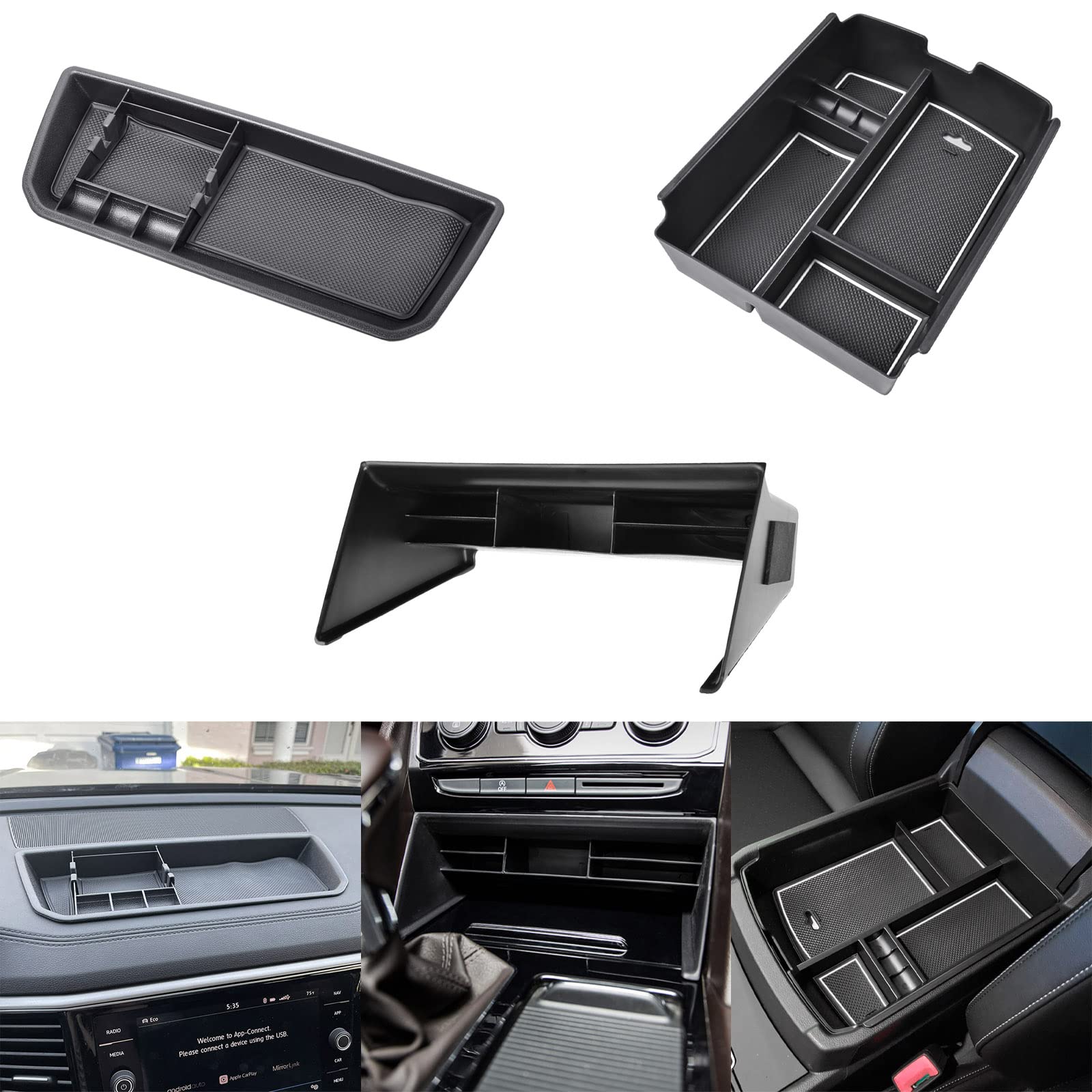 Amazon.com: EDBETOS Center Console and Dashboard Storage Box Organizer ...