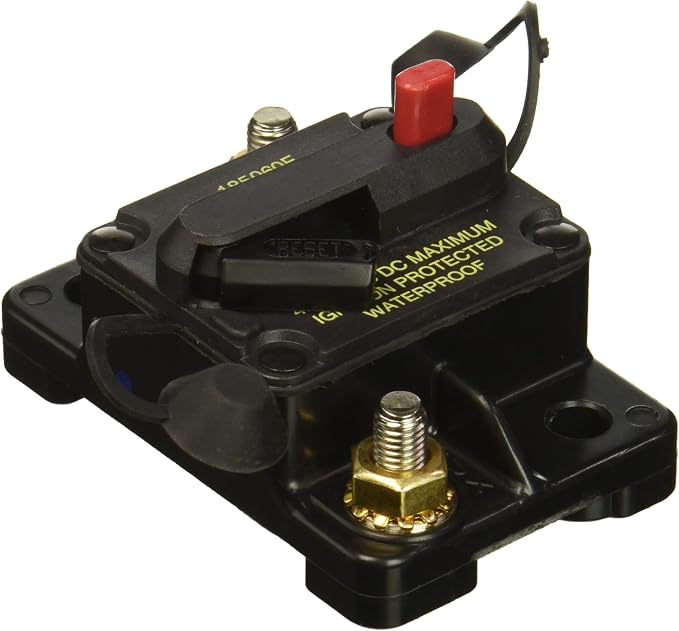 Bussmann CB185-60 Waterproof High Amp Flush Mount Type III (3) Circuit ...