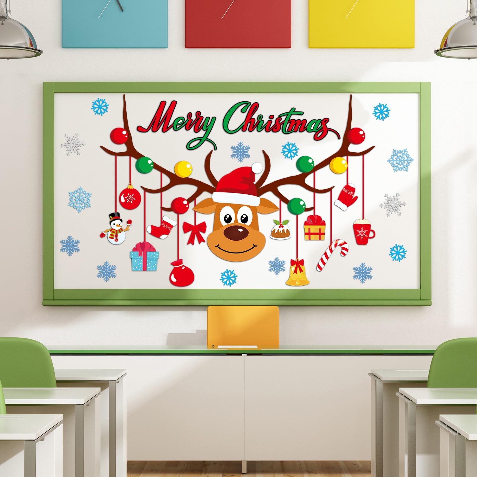 Snapklik.com : Christmas Bulletin Board Set Classroom Decorations Large ...