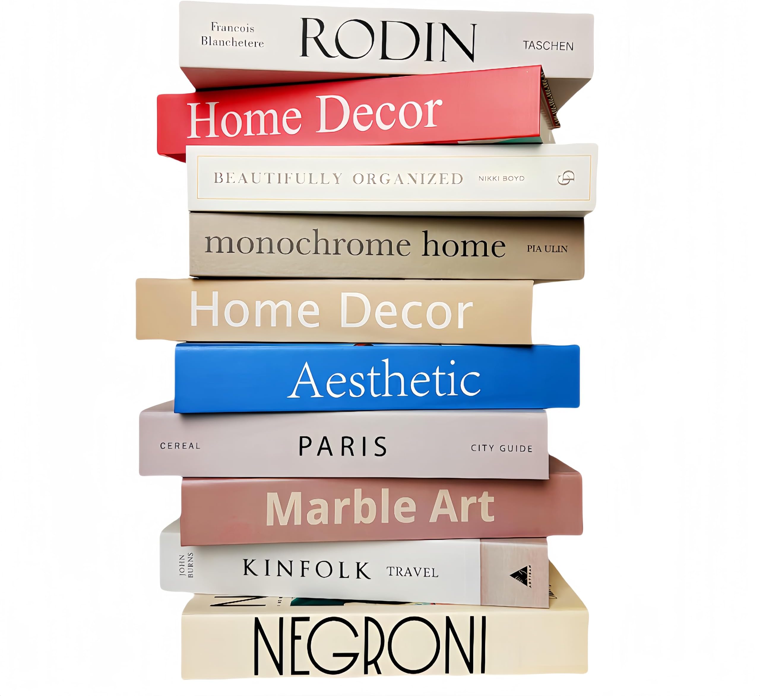 Amazon.com: 10 Pieces Fashion Decorative Book - Ediactcyl Modern ...