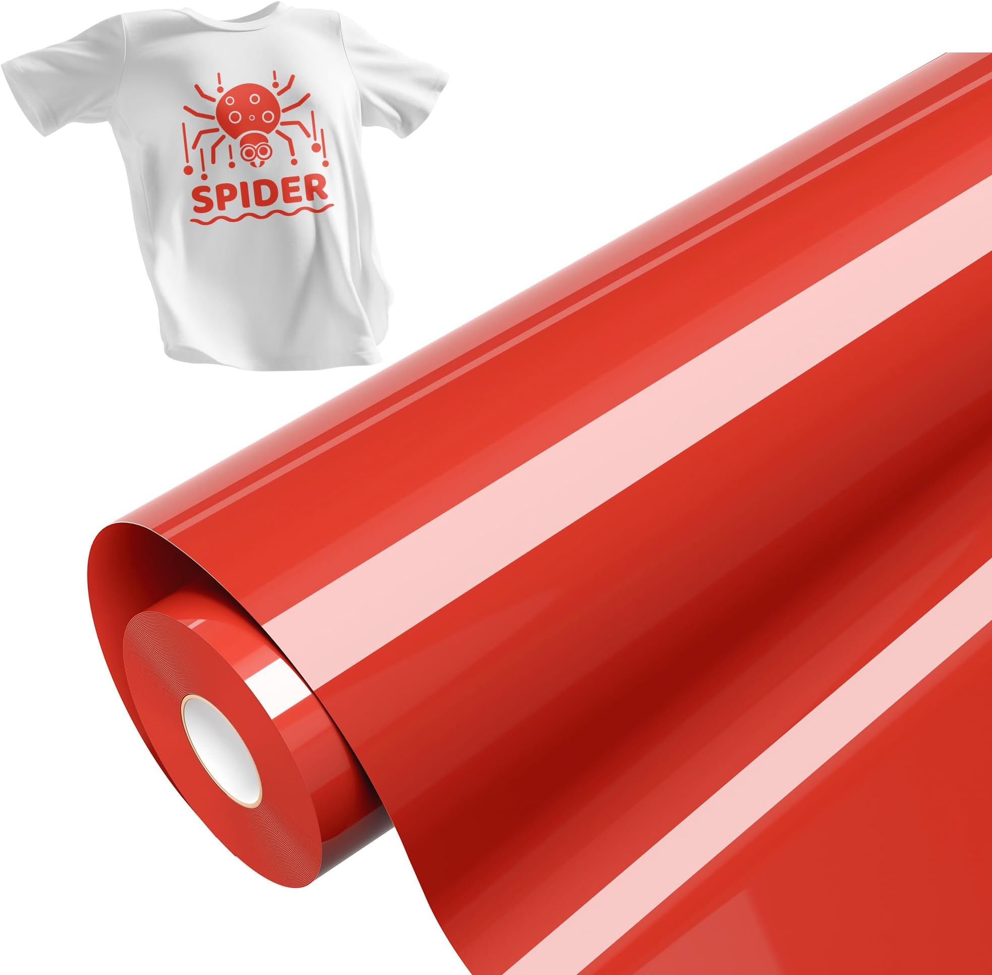 Amazon.com: Orange HTV Heat Transfer Vinyl Roll, 12" x 20ft, Iron-on ...