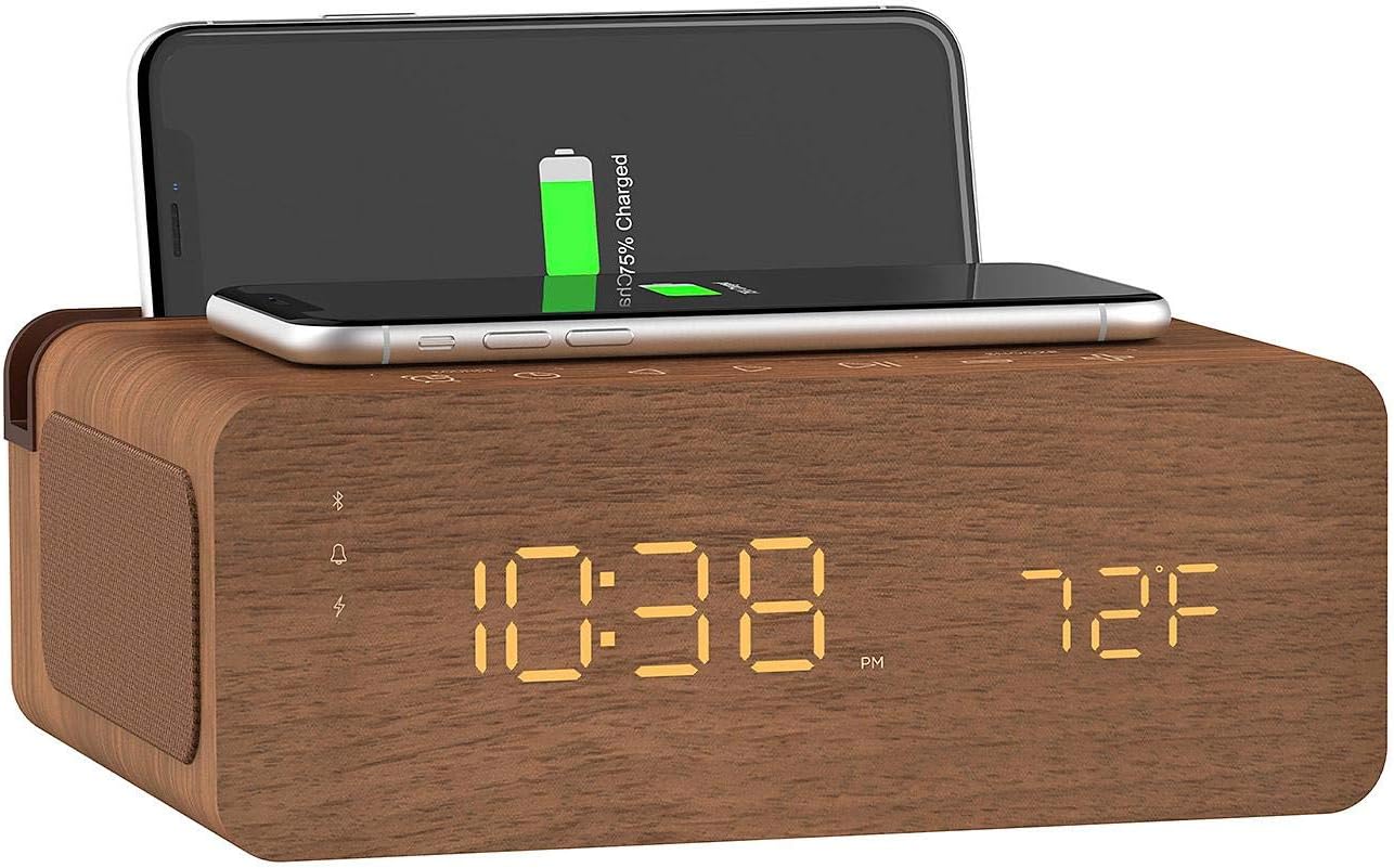 Amazon.com: Ion Charge Time Plus Alarm Clock Speaker with Wireless ...