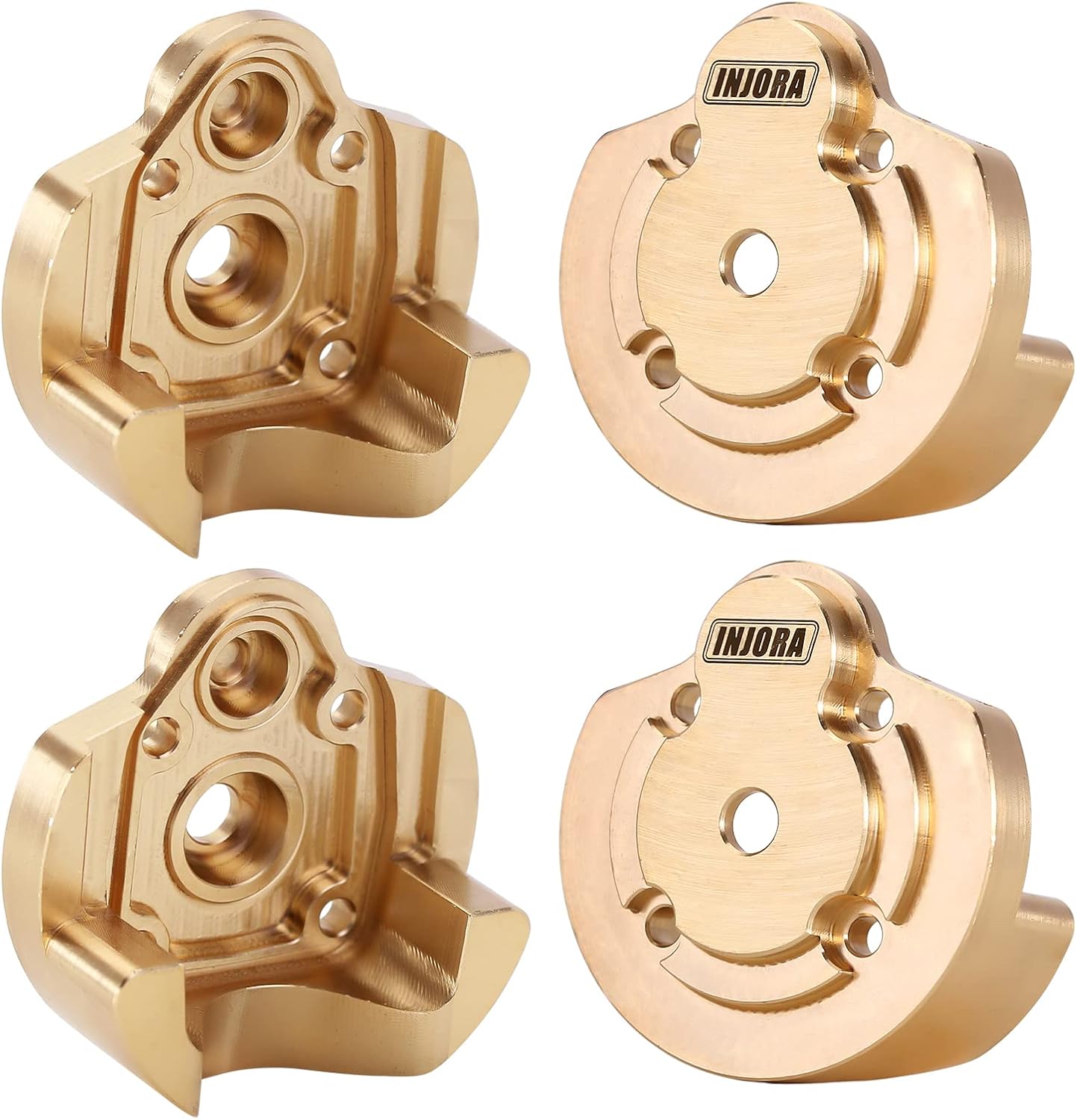 Amazon.com: INJORA Brass Outer Portal Housing Covers Counter Weight for ...