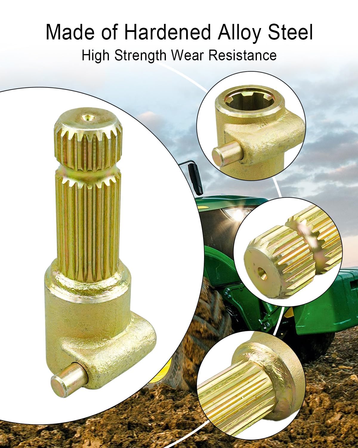 Snapklik.com : Extender Adaptor For Tractor, 1-3/8" & 6 Spline Female ...