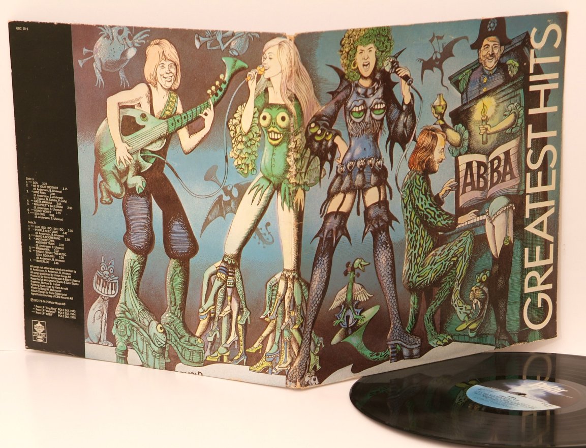 ABBA, Greatest hits. ALTERNATIVE COVER. Great copy. Very rare.Swedish ...