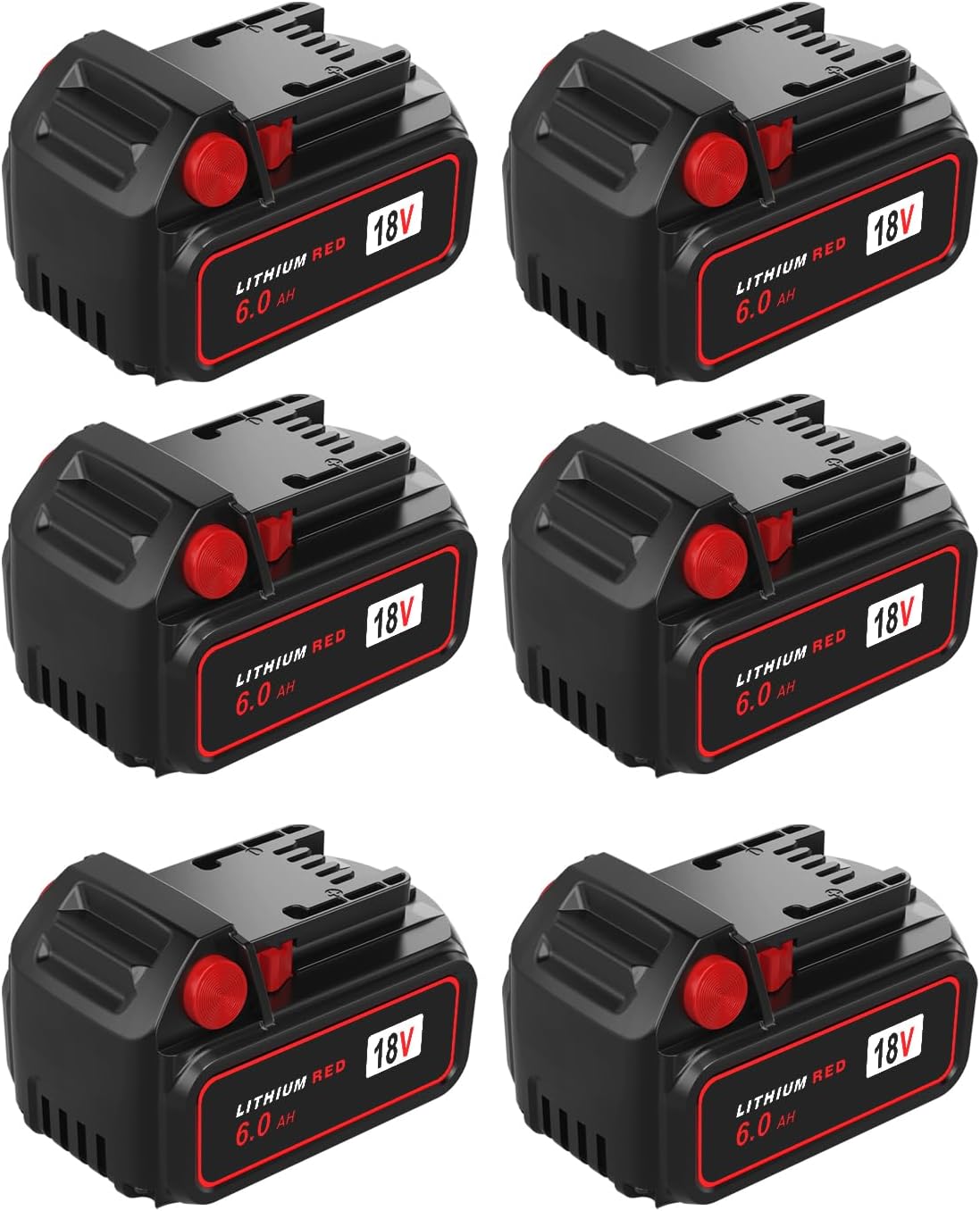 Amazon.com: Bslite 6-Pack 18V 6.0Ah Battery Replacement for Milwaukee ...