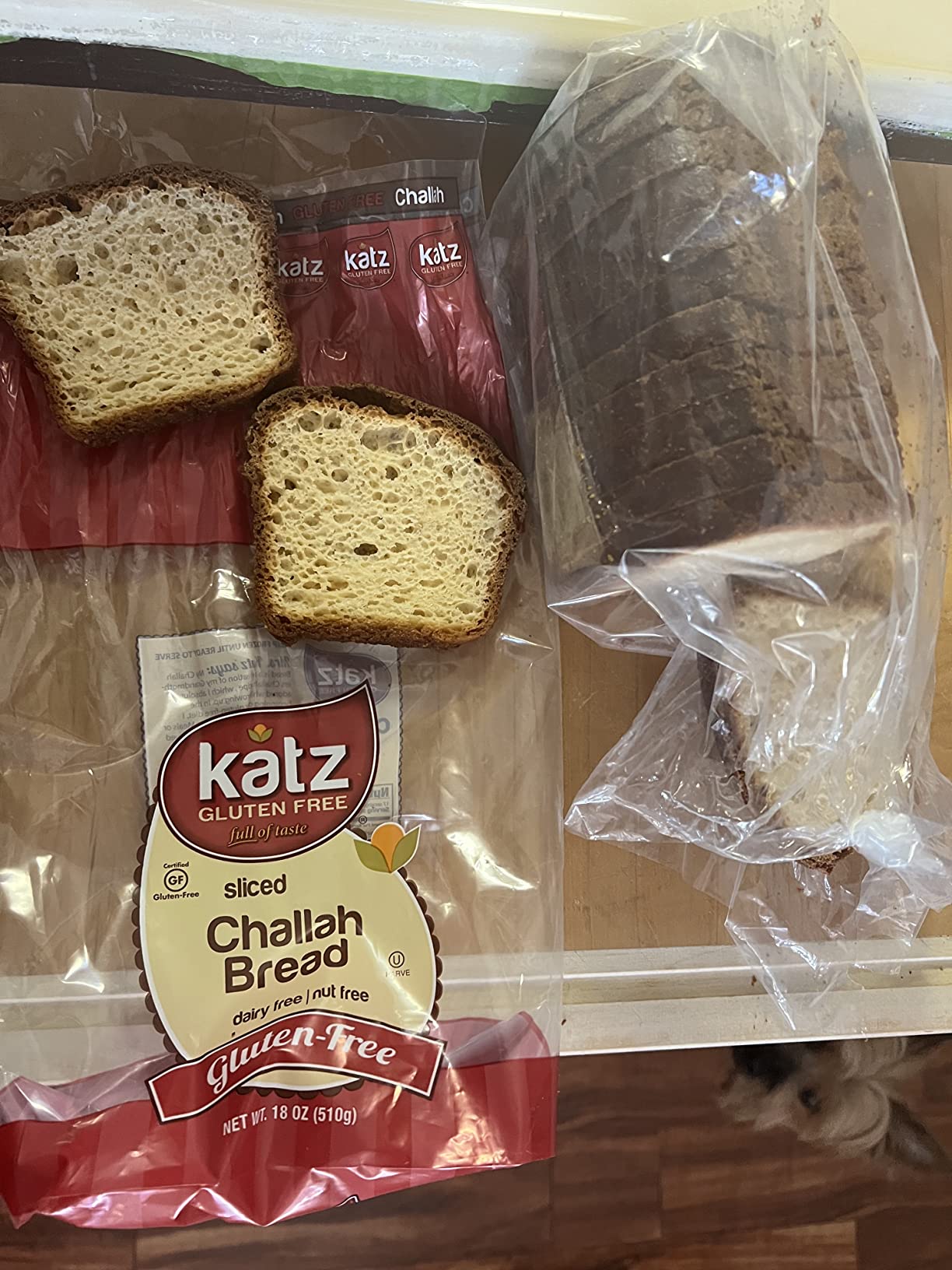 Amazon.com: Katz Gluten Free Sliced Challah Bread | Dairy Free, Nut ...