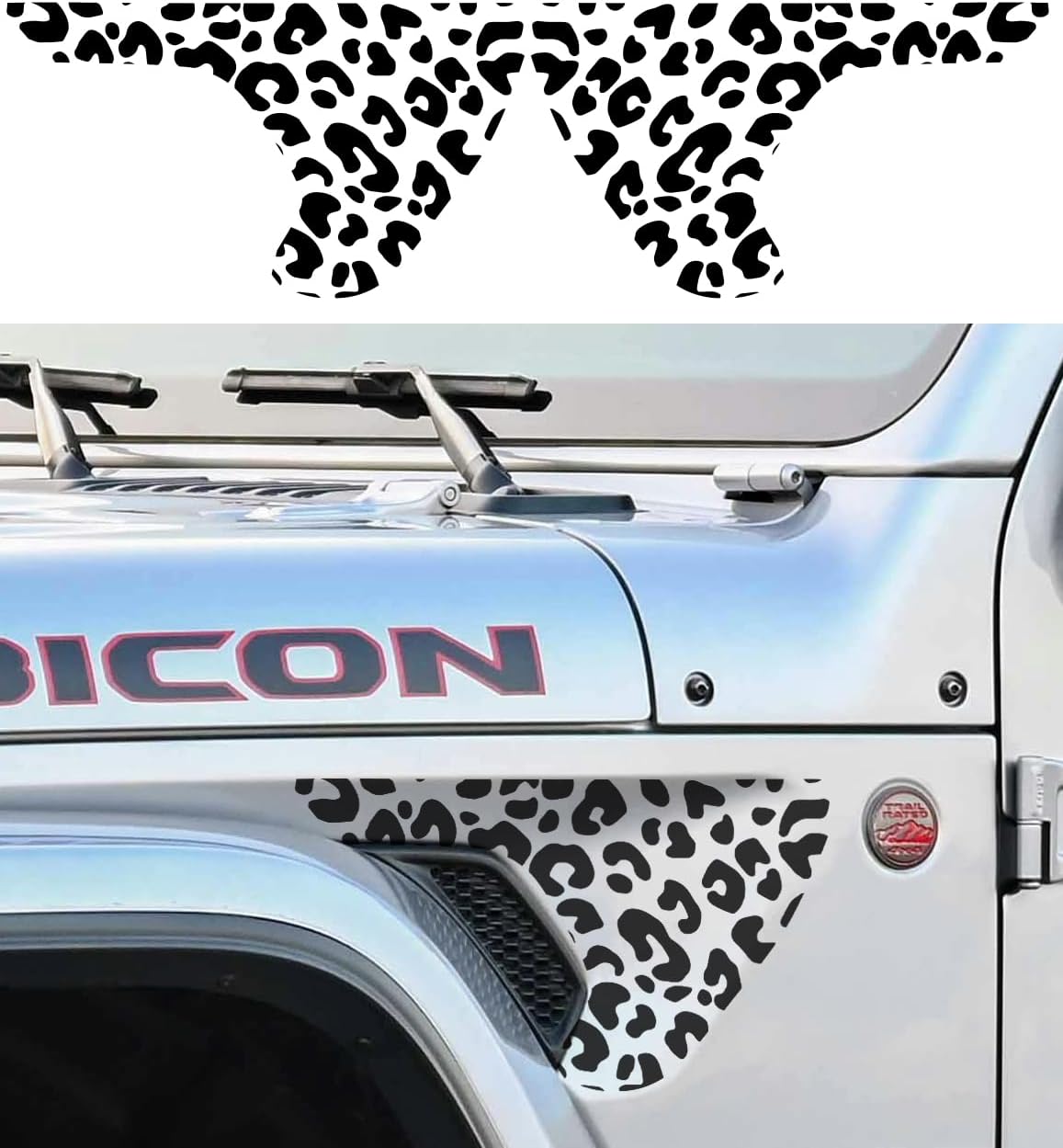 Amazon.com: Leopard Cheetah Side Fender Vent Decal Compatible with Jeep ...